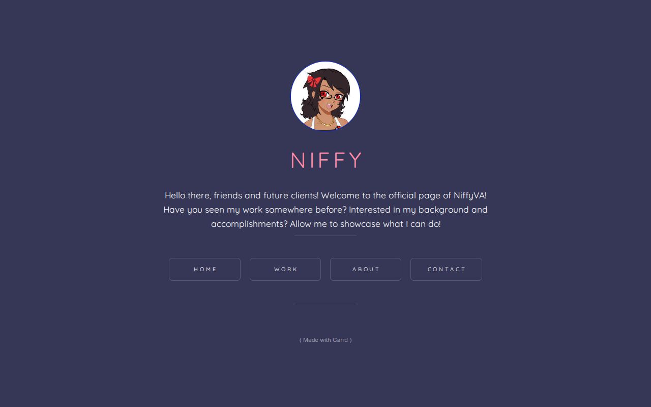 Niffy's Official VA Website